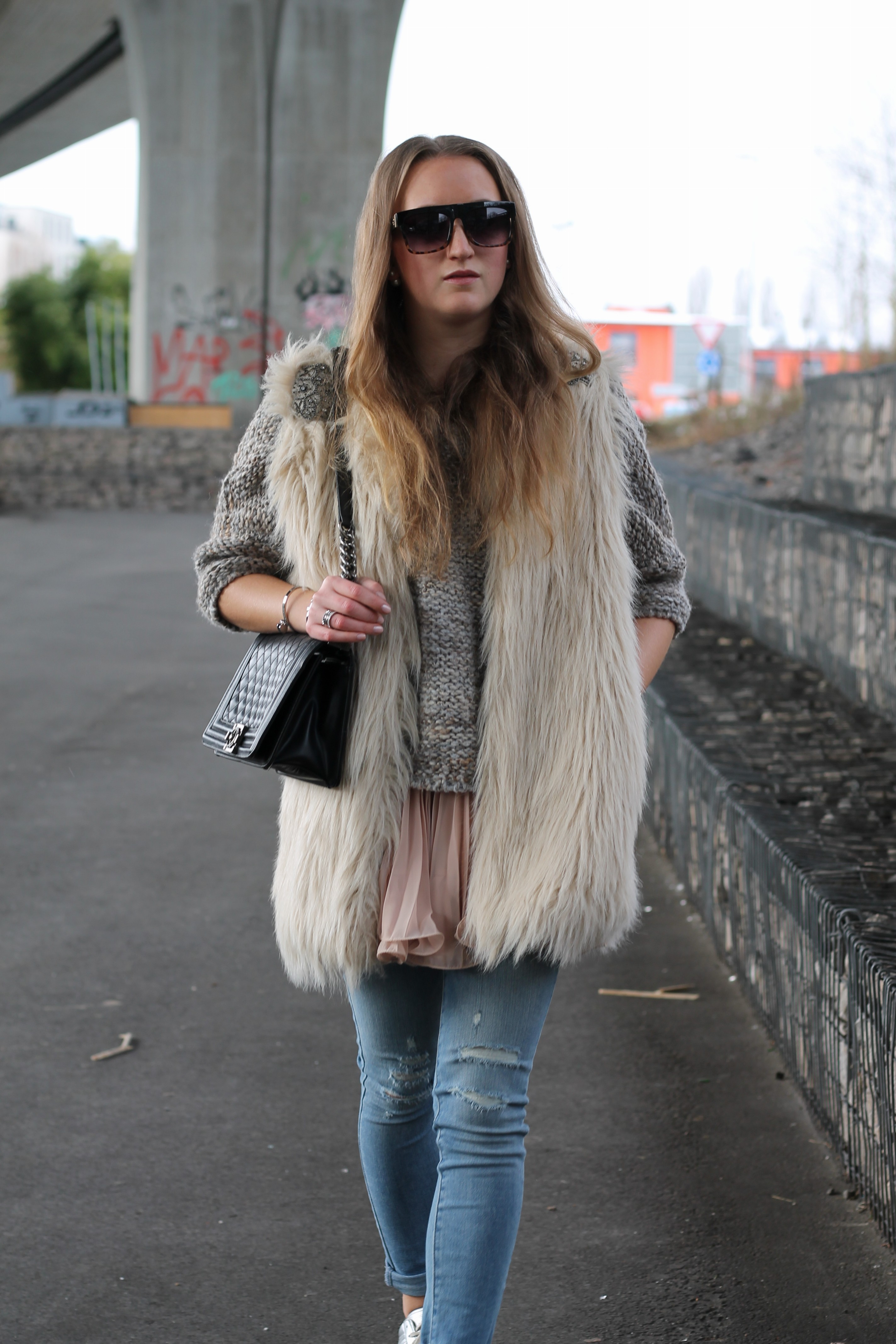 Fake fur vest - WIEBKEMBG